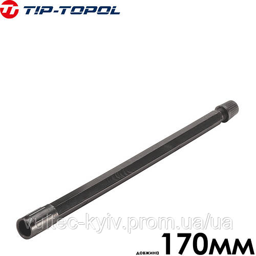 Пластиковий подовжувач вентиля V9.16.6 для здвоєних коліс, довжина 170 ...