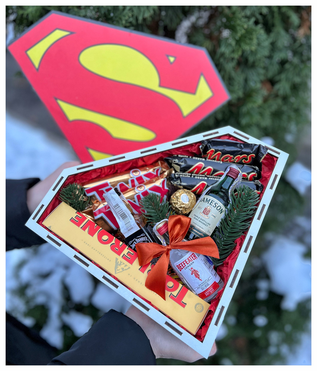 Подарок для настоящего мужчины. Бокс на Новый год для мужа. Сладкий ...