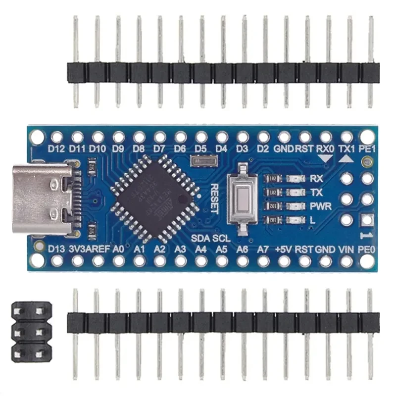Микроконтроллер Arduino Nano ATMega328P USB TYPE-C (ID#2043868094 ...