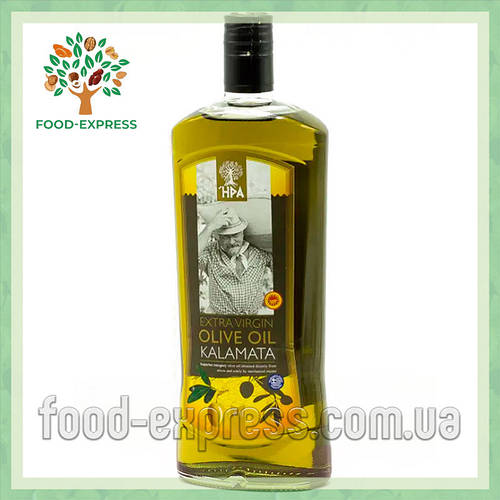 Оливковое масло Extra Virgin Kalamata 1л, Стеклянная бутылка ...
