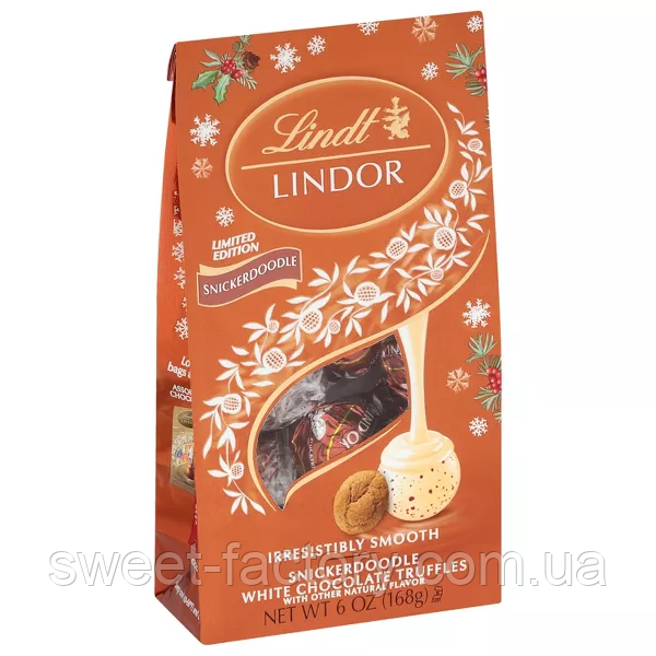 Купить Шоколадные Конфеты Lindt Lindor Holiday Snickerdoodle White ...