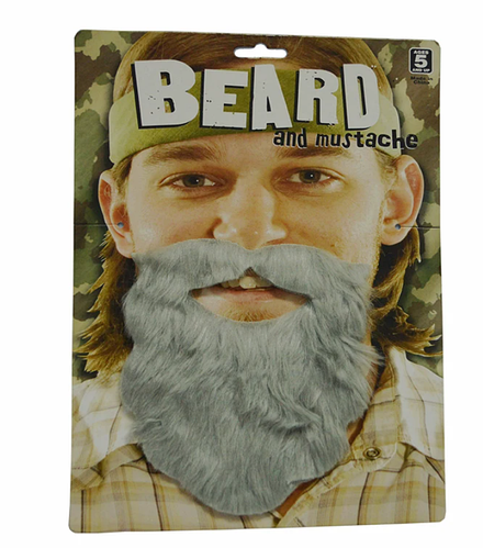 Накладная борода ABC Серая (ID#2044740818), цена: 169 ₴, купить на Prom.ua