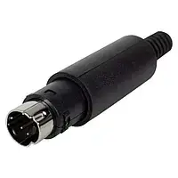 Штекер mini din 4 пласт. (ID#210914528), ціна: 11.09 ₴, купити на Prom.ua