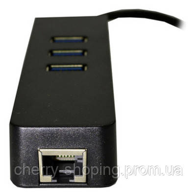 Переходник Dynamode USB 3.1 Type-C - RJ45 Gigabit Lan, 3*USB 3.0 (USB3 ...