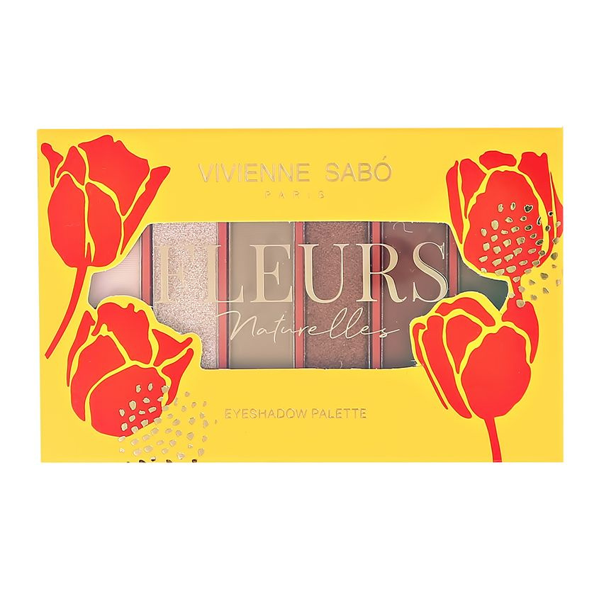 Палетка тіней для повік Vivienne Sabo Fleurs Naturelles Eyeshadow Palette 02 (3700971370696) (ID ...