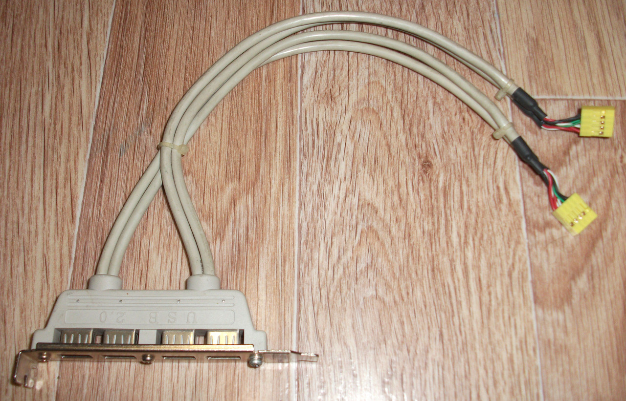 Планка расширения Usb 2.0 на заднюю панель 4 порта (ID#347167597), цена ...