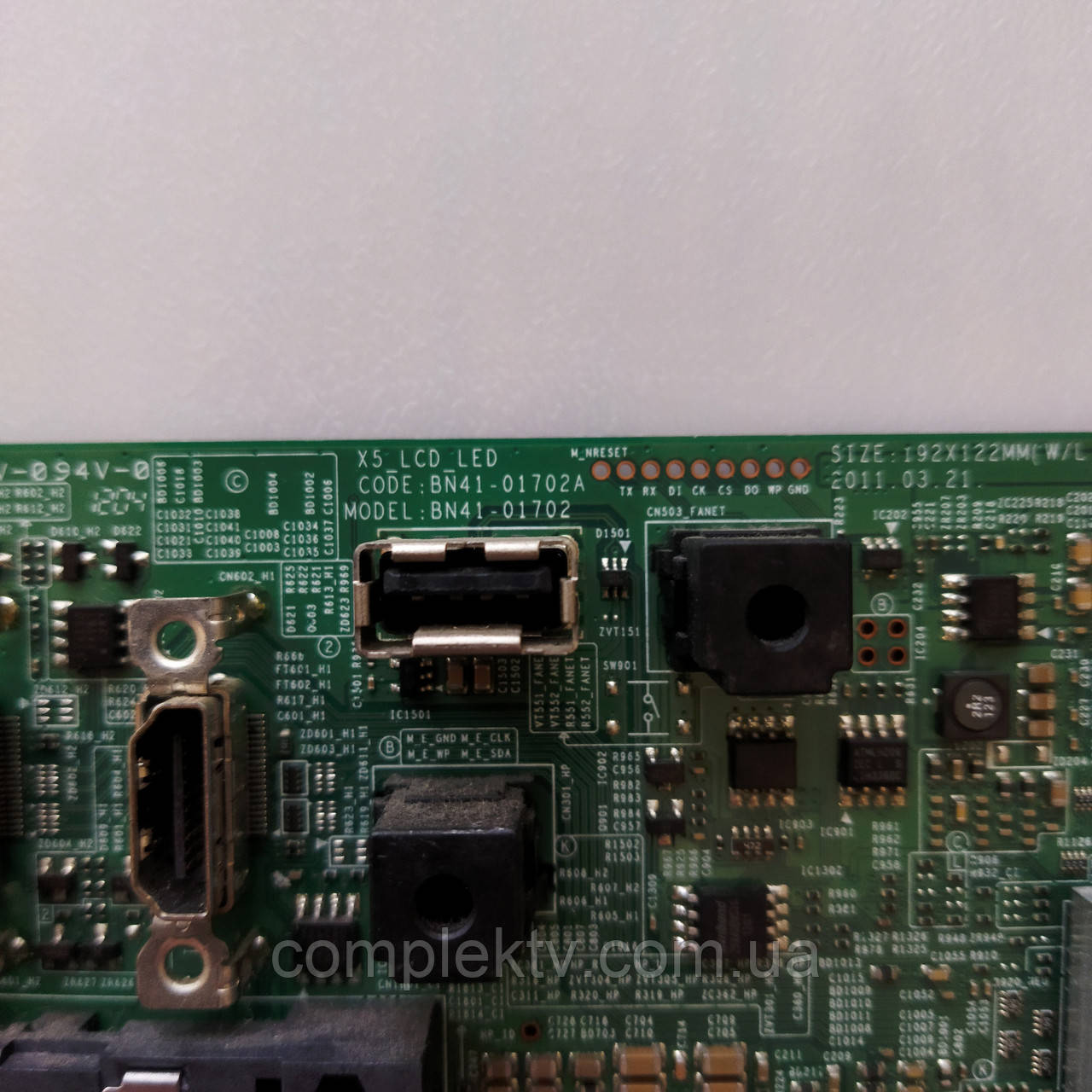 Плата X5_LCD_LED BN41-01702A до телевізора Samsung LE40D503F7W (ID ...