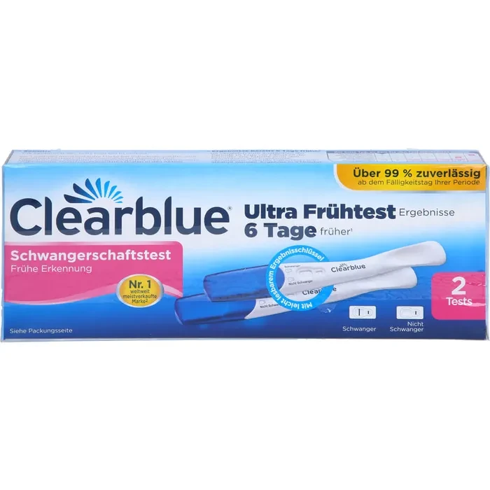 ClearBlue (Клиаблу) 2 шт.- тест на беременность раннего обнаружения ...