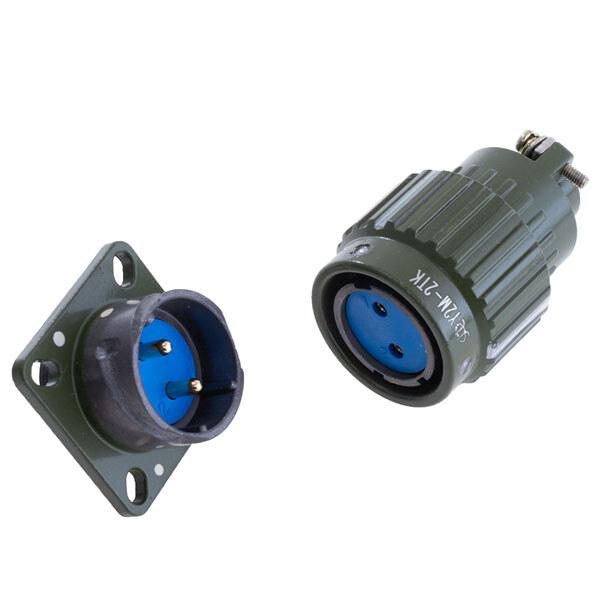 Роз'єм авіаційний Y2M-2TK комплект (на провід+на корпус) (ID#2338681939 ...