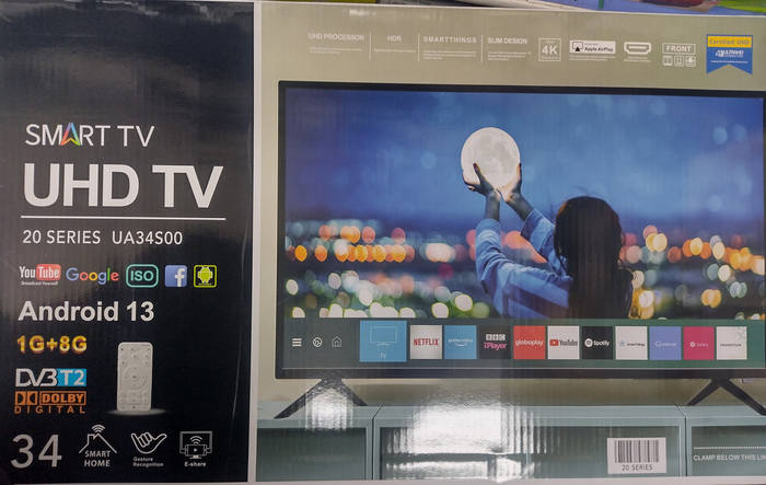 Телевизор Samsung 45 дюймов Smart TV Android 13 Wi-Fi новинка 2024 ...