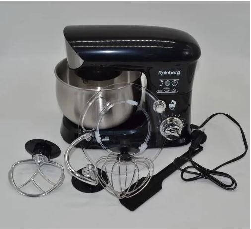 Тістоміс міксер планетарний 3200W Rainberg RB-8083 кухонний комбайн c 3мя насадками (ID ...
