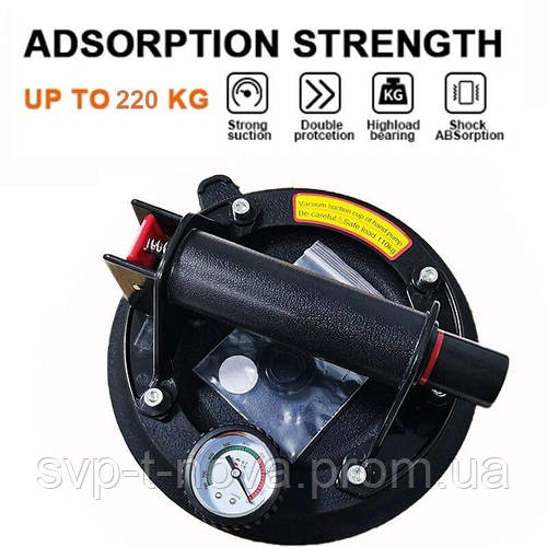 Вакуумная присоска 20 см с манометром до 220 кг. (ID#2049743353), цена ...