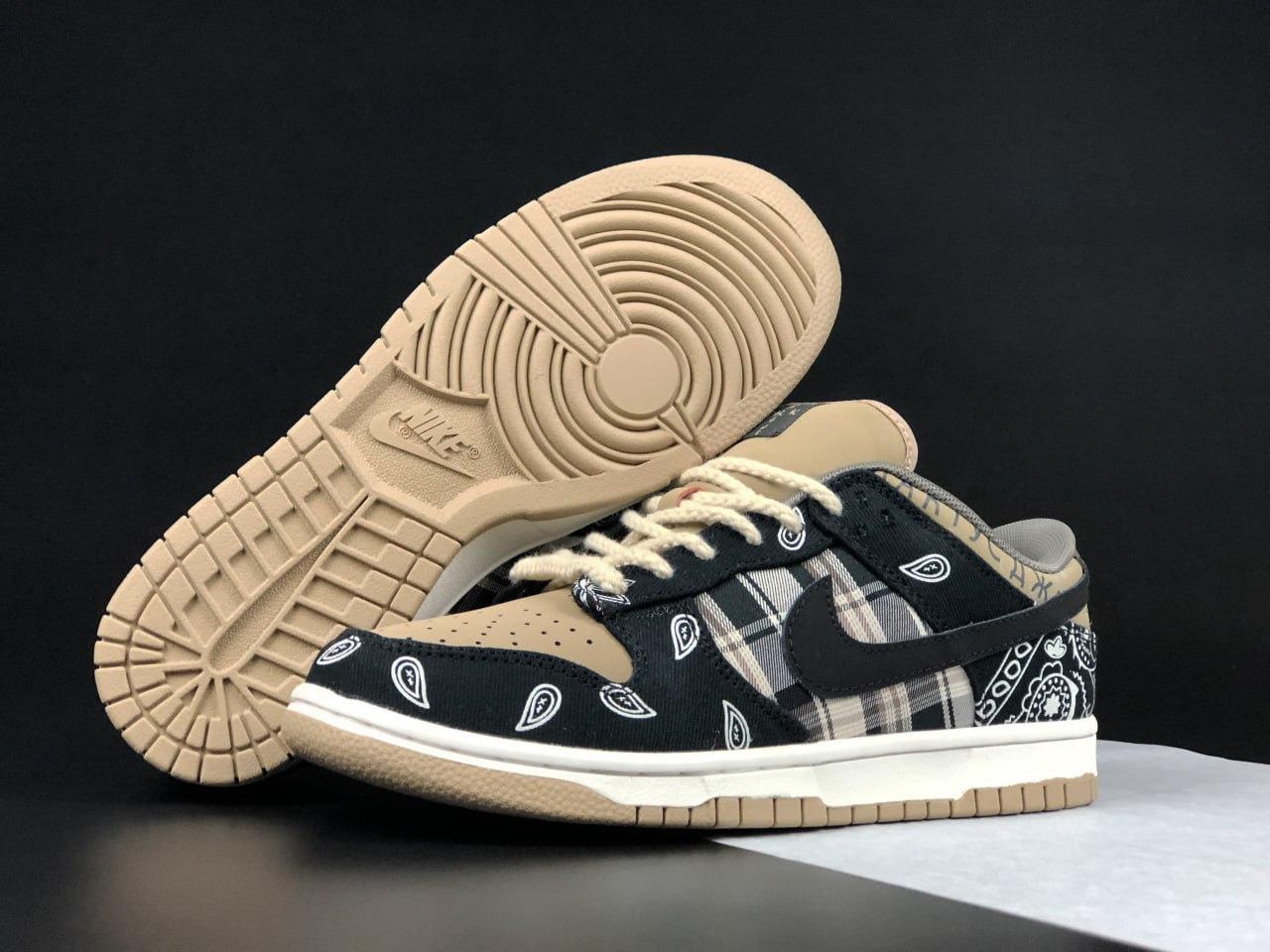 Кроссовки Nike SB Dunk Low х Travis Scott Cactus Jack Найк СБ Данк ...