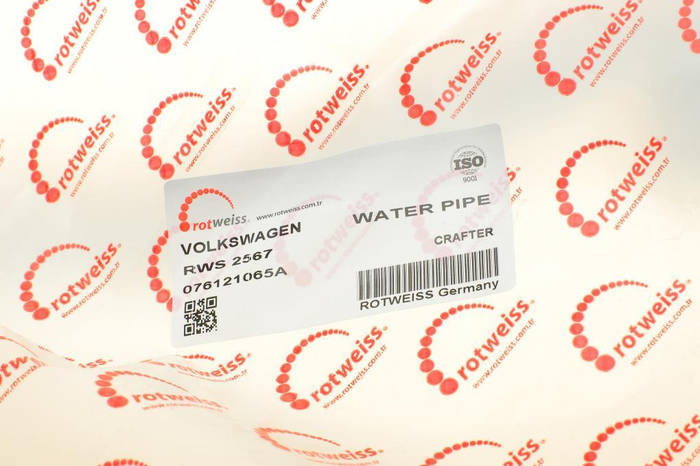 Трубка системи охолодження VW Crafter 2.5 TDI 06-11 ROTWEISS RWS2567 ...