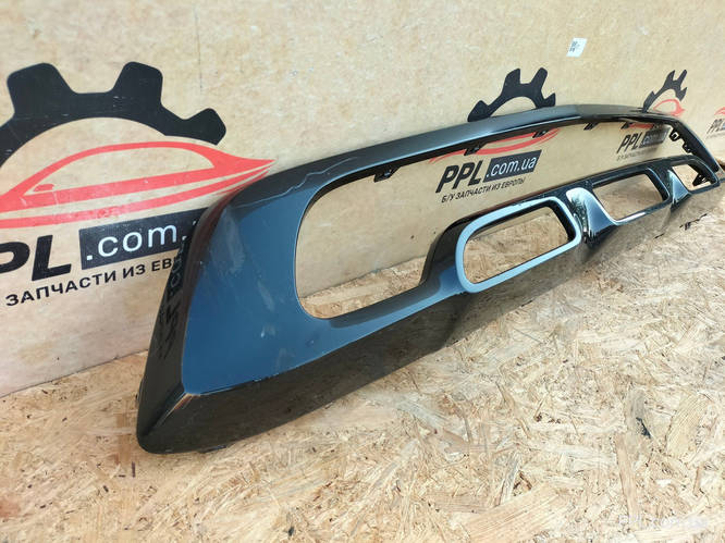 Mercedes GLC W253 19-22 AMG губа спойлер накладка переднего бампера ...