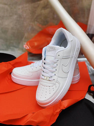 Мужские Кроссовки Nike Air Force Белого Цвета Кеды Найк Аир Форсы Белые ...