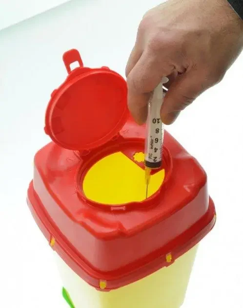 CS PLUS Контейнер для сбора игл и медицинских отходов емкость 6 л. (с ...