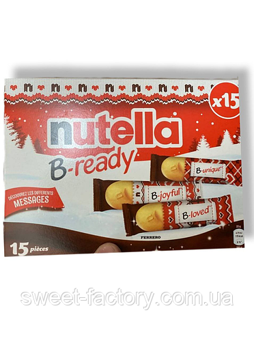 Nutella B Ready 15s 330g (ID#2050368055), цена: 299 ₴, купить на Prom.ua