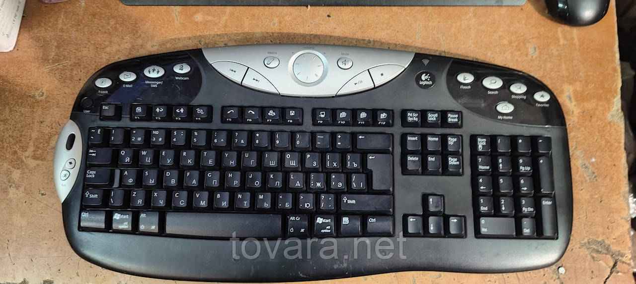 Мультимедійна бездротова клавіатура Logitech Y-RJ20 No 230706140 ...
