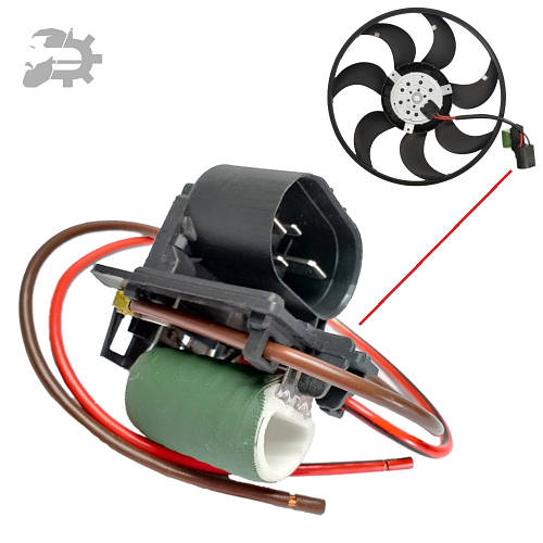 Cruze Резистор вентилятора радиатора Chevrolet 13368577 1341117 ...