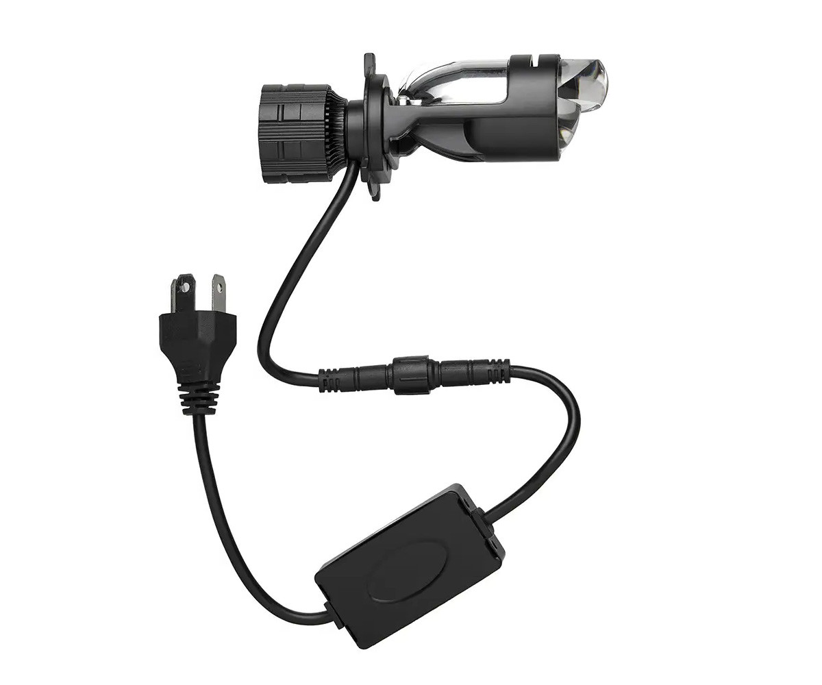 Світлодіодні LED лед лампи лінзи A80 цоколь H4, міні бі-лінзи 5700К з ...