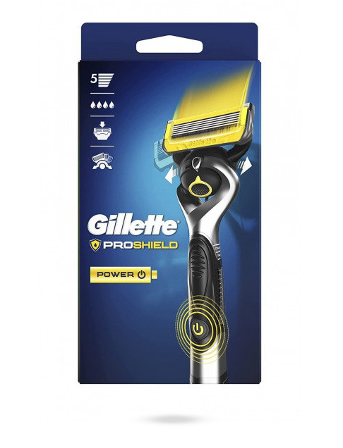Станок для бритья с батарейкой Gillette Proshield Power Flexball с 1 ...
