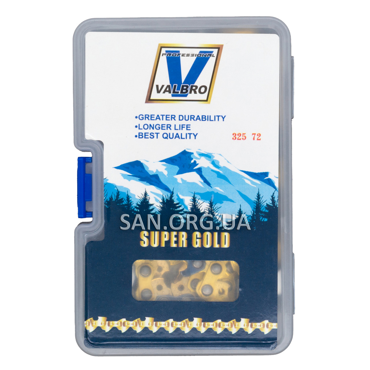 Цепь 72 звена шаг 325 1,5 мм VALBRO Супер зуб для бензопилы 45 см ...