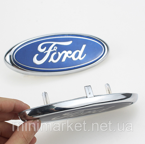 Эмблема, значек с лого FORD (Форд) 147x57 мм Transit, Torneo, Fiesta ...