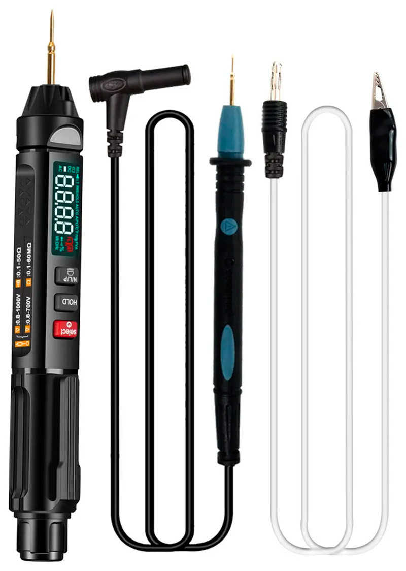 Купить Міні мультиметр Relife DT-01 3 в 1 / АВТО режим / дисплей / ліхтарик / компактний с ...