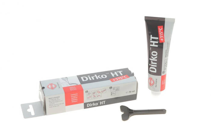 Герметик Dirko HT (-60°C +315°C) 70мл (чорний) ELRING 006.553 UA61 (ID ...