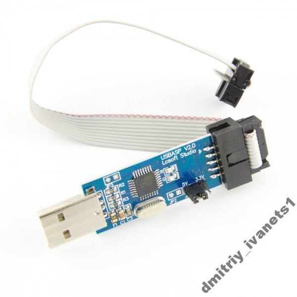 Купити Програматор ATMEGA8 ATMEGA128 AVR USBASP, ціна 149.99 ₴ - Prom ...