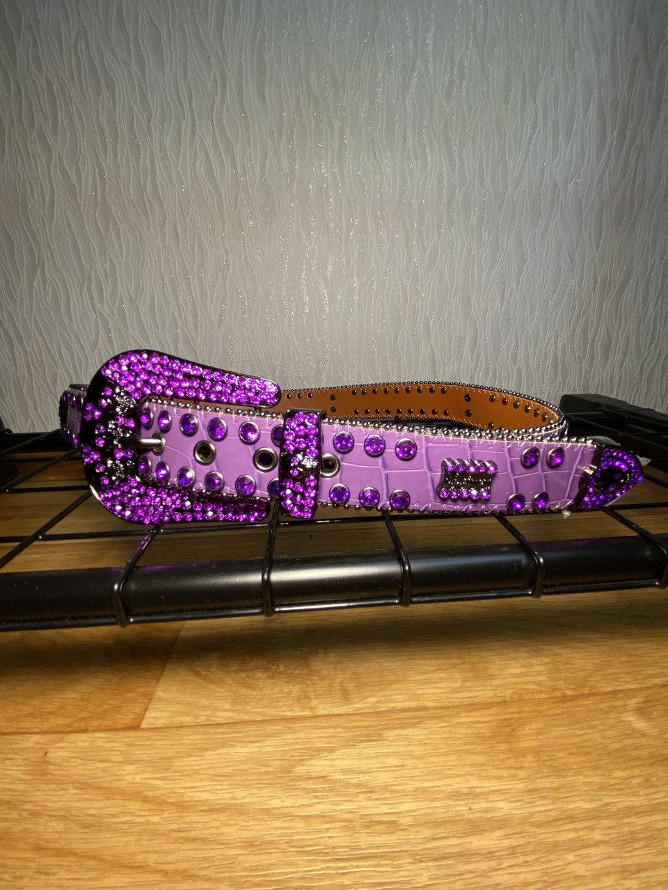 Ремень y2k BB Simon Belt Deep Purple Skeleton бб симон фиолетовый (ID ...