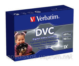 Купить MiniDV кассета Verbatim MINI DVC Single PK 60min, цена 85.50 грн ...