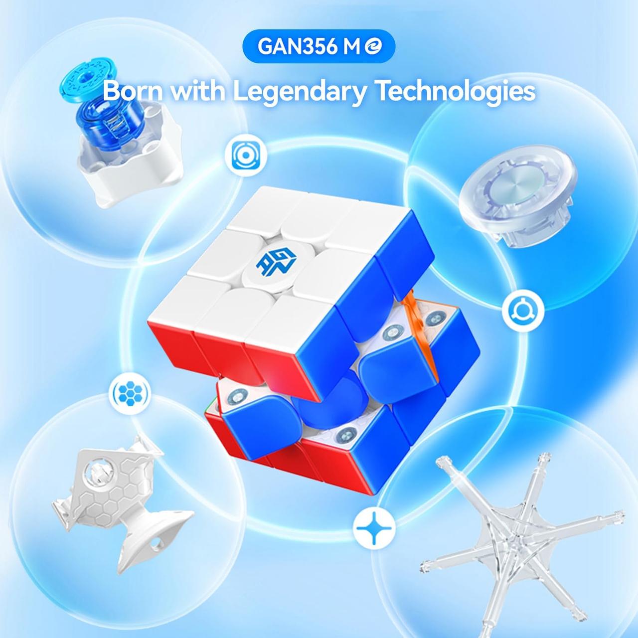 Кубик рубика GAN 356 ME 3х3 магнитный оригинал (ID#2054297109), цена ...