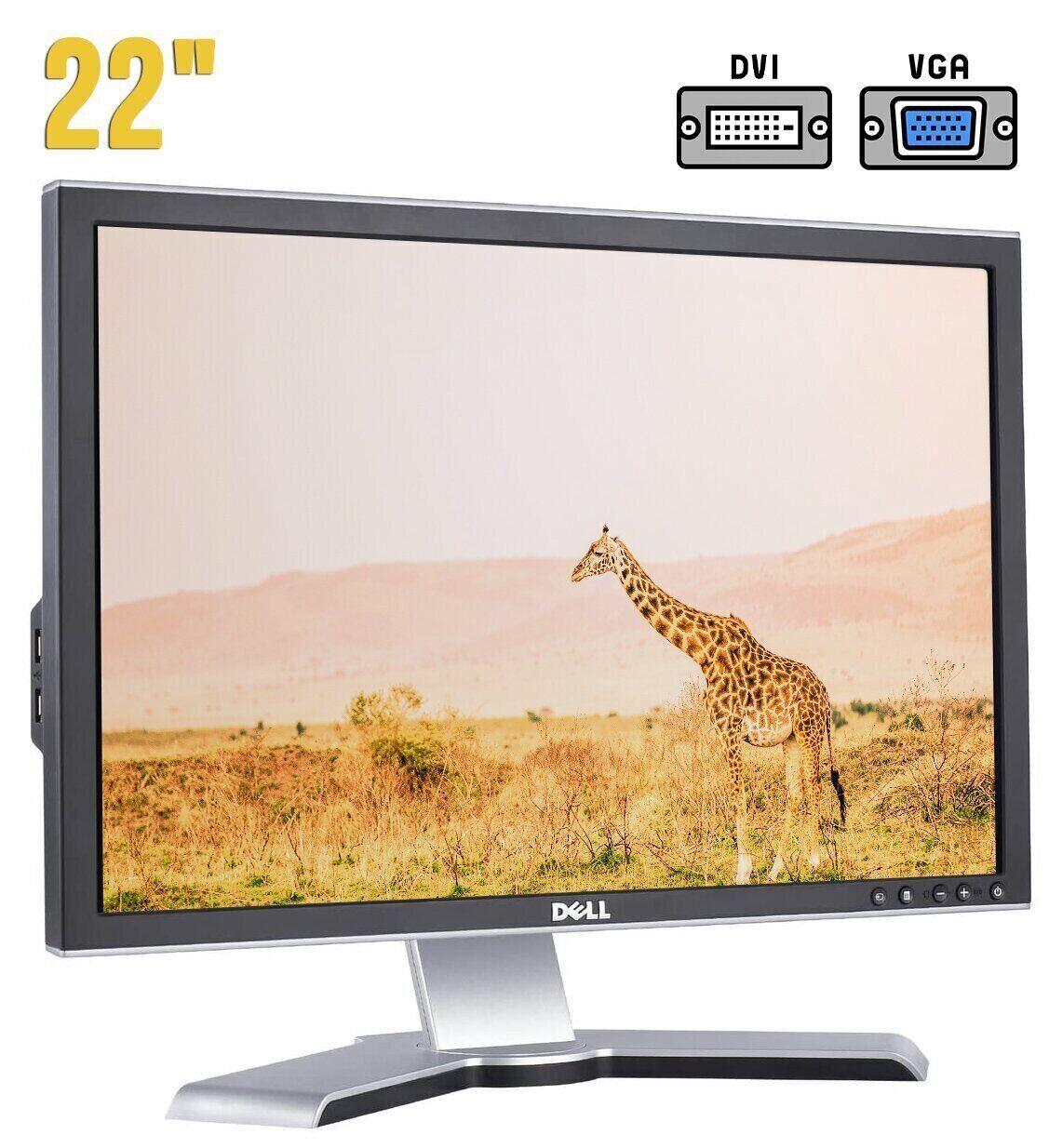 Монитор Dell UltraSharp 2208WFPt / 22" (1680x1050) TN / DVI, VGA, USB ...