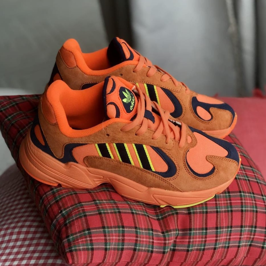 Кроссовки женские Adidas Yung 1 адидас янг йонг оранжевые яркие ...