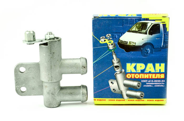Кран отопителя ГАЗ 3302, 2217 (алюминий) (кран печки) ШАНС (ID ...