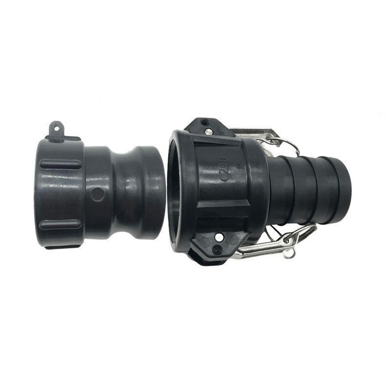 IBC адаптер для еврокуба 60 мм 2" (крупная резьба) камлок шланг 1,5" 38 ...