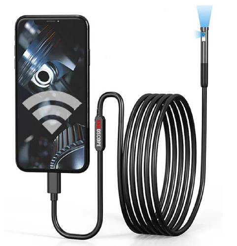 Ендоскопічна камера Wi-Fi INSKAM 3в1 USB/Type-C/IOS з подвійним об ...