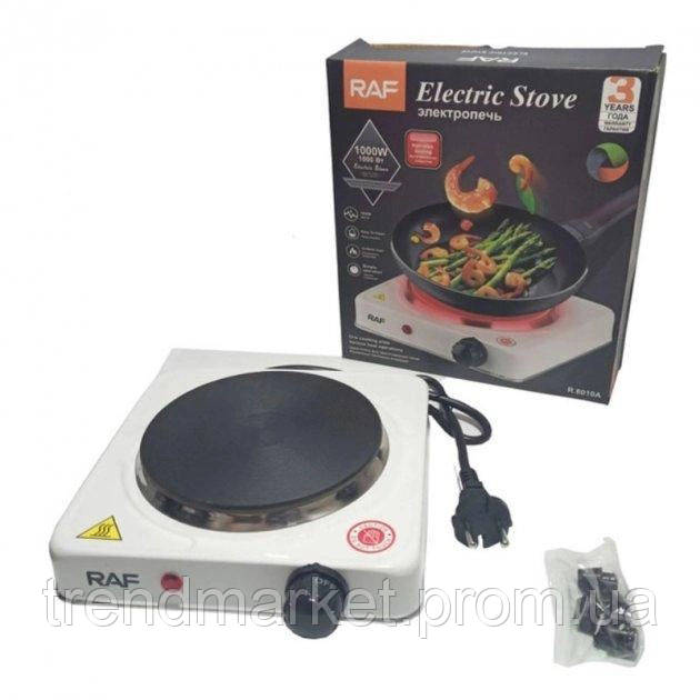 Переносная компактная электроплита RAF 8010A 1000 Вт | Плита домашняя | Настольная HW-154 ...
