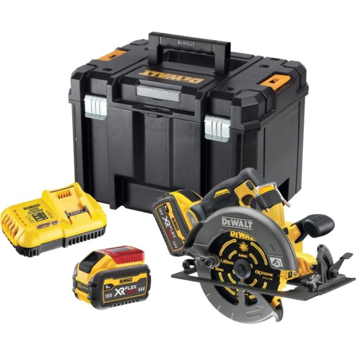 Аккумуляторная циркулярная пила DeWALT DCS578X2 (2х54 В, 3 А*ч, 190 мм ...