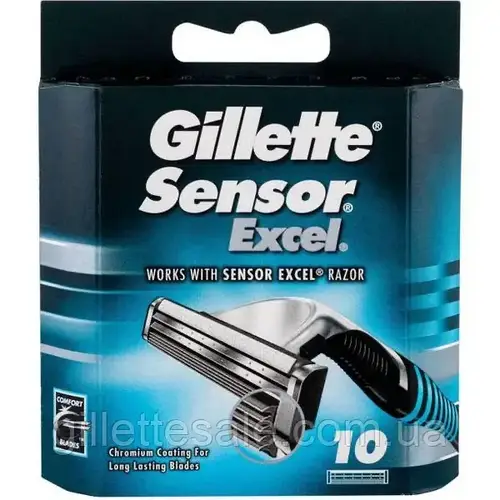 Gillette Sensor Excel Original змінні касети (10 шт.) (ID#2056604246 ...