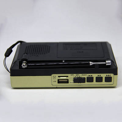 Радиоприемник c USB + Micro SD и аккумулятором, Golon RX-2277, Серебро ...