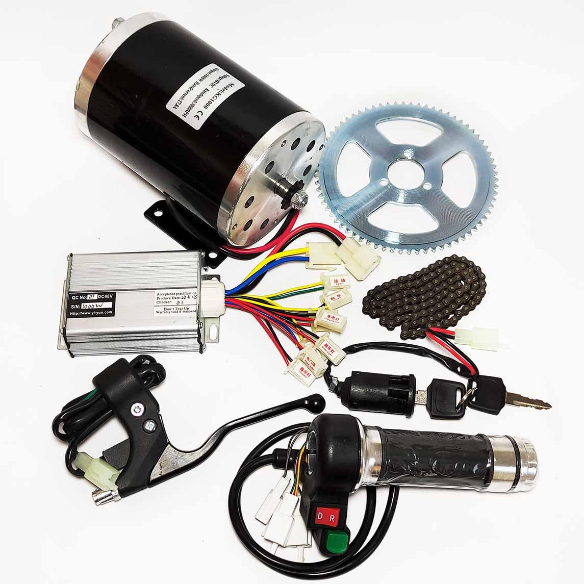 Электро набор для велосипеда самоката 48 вольт 1000 ватт 25H (ID ...