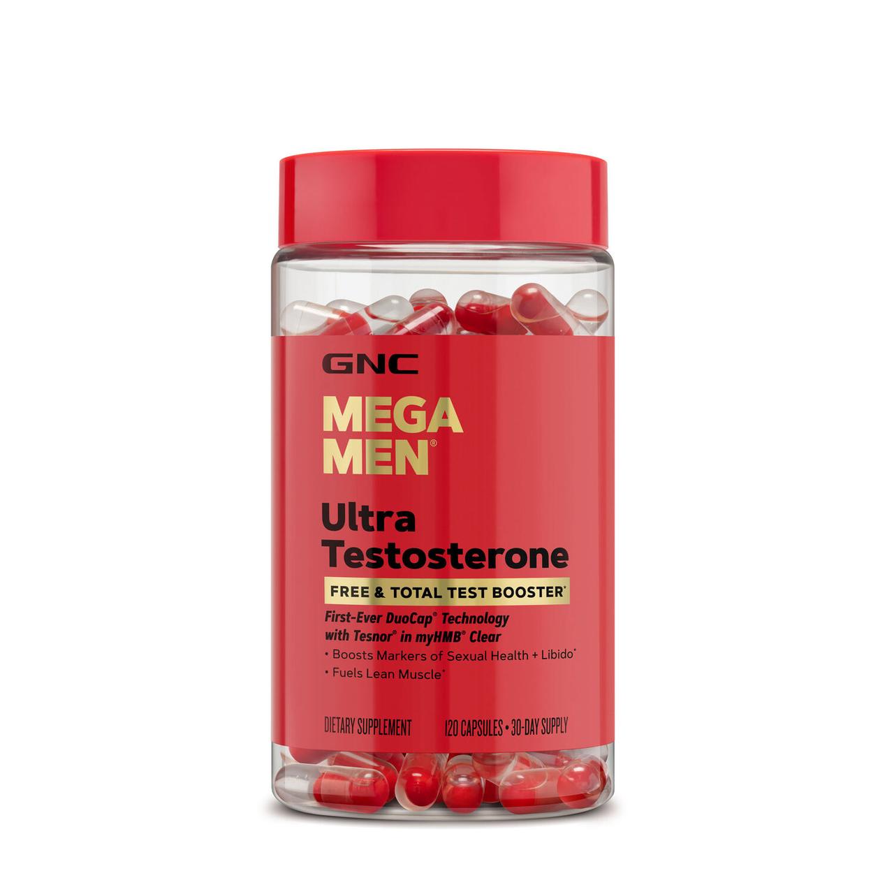 Бустер тестостерону GNC Mega Men Ultra Testosterone Free & Total Test ...