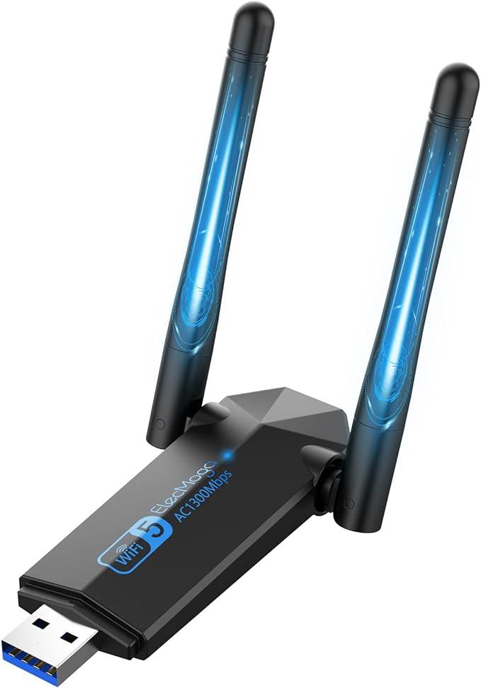 Сетевой адаптер WiFi, адаптер для ПК, адаптер WLAN ElecMoga USB 3.0 ...