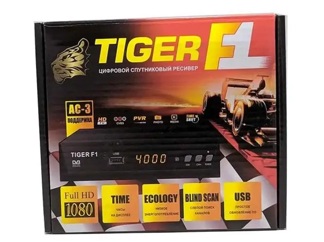 Спутниковый тюнер Tiger F1 HD. Прошитый ТМ TIGER (ID#2059165132), цена ...