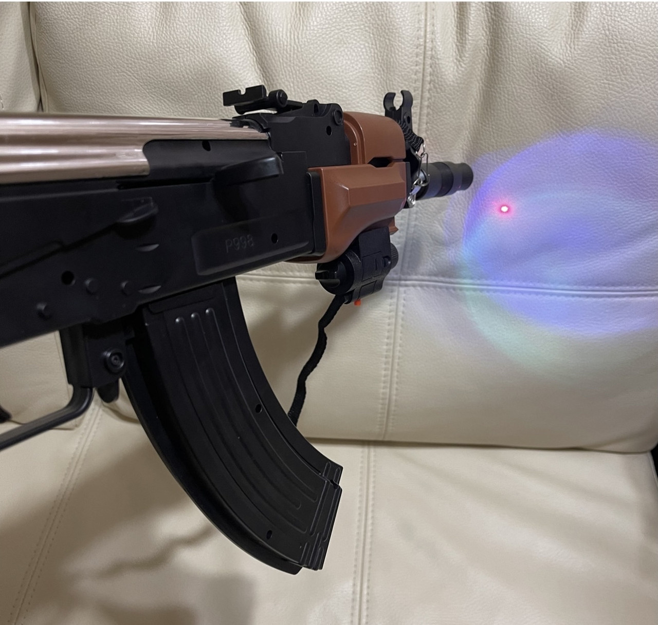 Детский Автомат Калашников, 54 см, на пульках с лазерным прицелом (ID ...