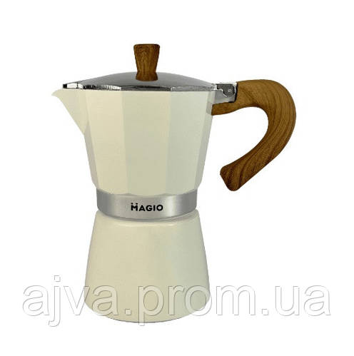 Гейзерна кавоварка Magio MG-1009 450 мл 9 чашок молочна y (ID#2057982642), ціна: 730 ₴, купити ...