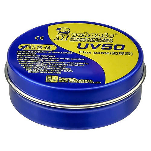 Флюс-паста Mechanic UV50 40 гр (без вмісту галогенів) (ID#1486020455), ціна: 115 ₴, купити на ...